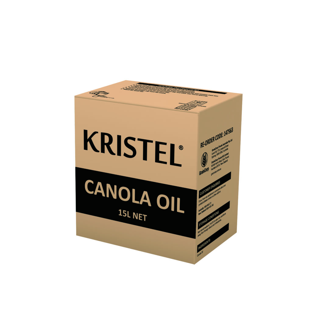 Kristel Oil Canola 15L Bib (Tap Inside) | Human Nutrition | GrainCorp