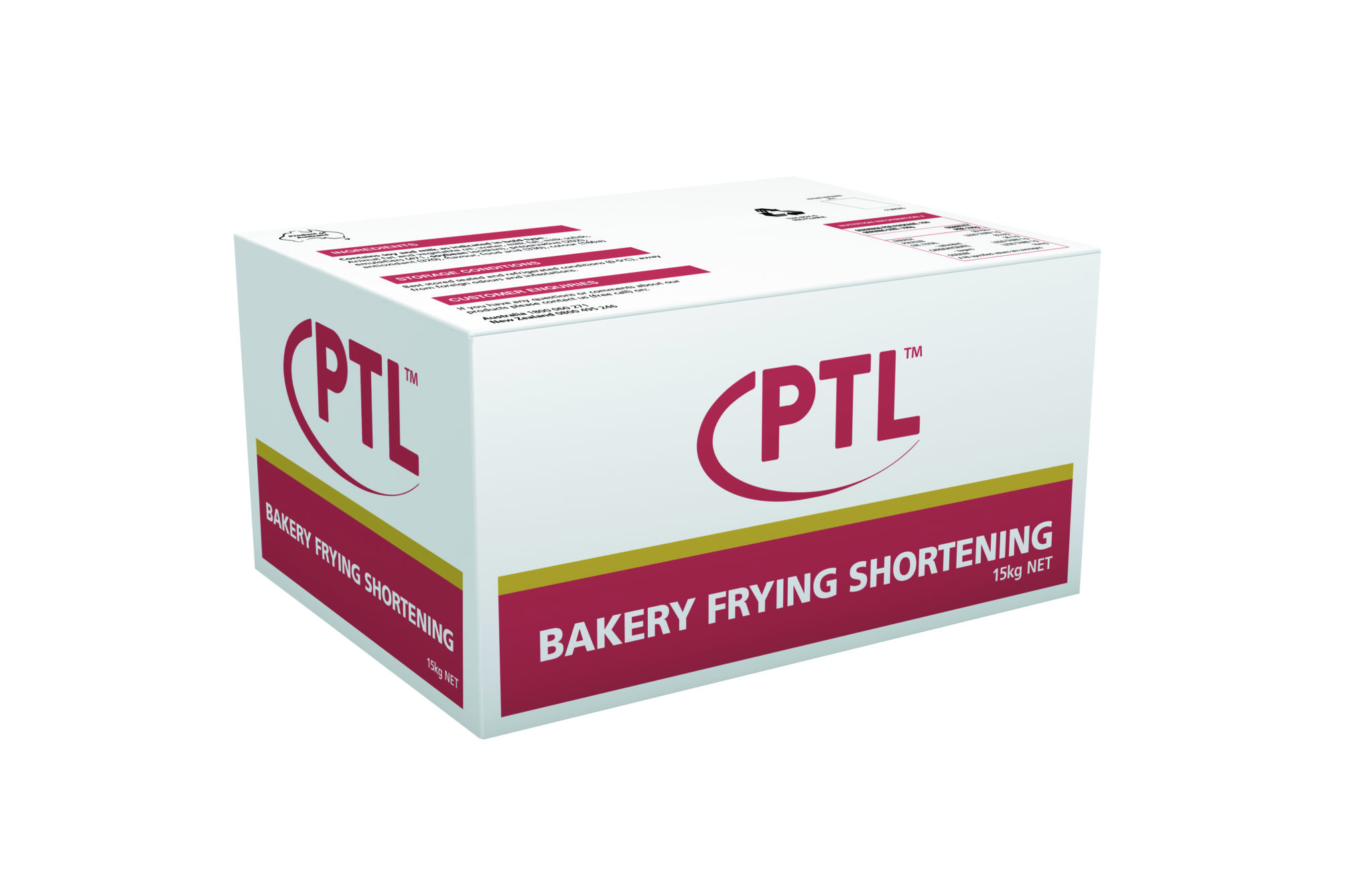 PTL Frying Shortening 15Kg | Human Nutrition | GrainCorp